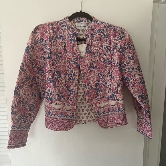 Antik Batik | Jackets & Coats | Antik Batik Pink Helene Jacket | Poshmark